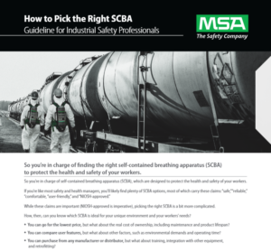 How to Pick the Right SCBA - Spotlight on Safety | MSA Corporate Blog